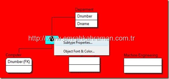 ERwin’de Alt Tip (Subtype) Ekleme – Emrah KAHRAMAN